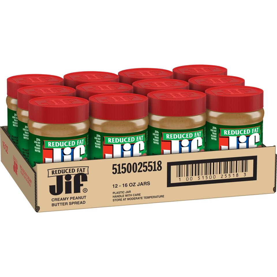 Jif 16 oz Reduced Fat Creamy Peanut Butter